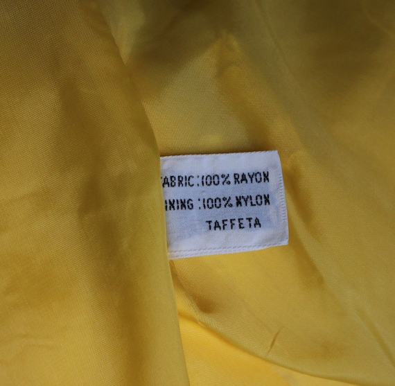 Small Vintage Yellow Blazer Jacket - Gem