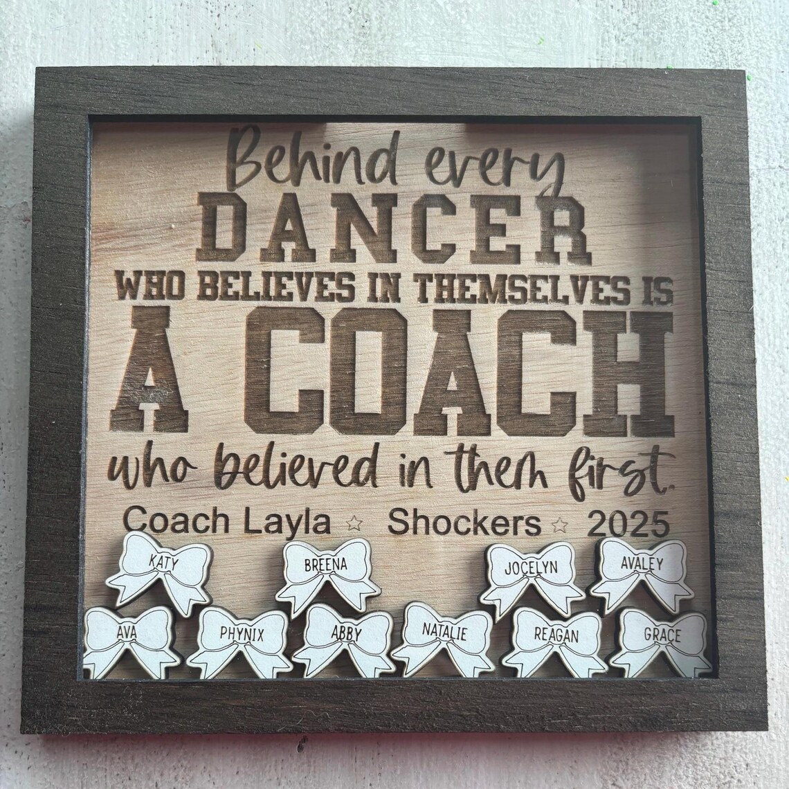 Dance Coach Plaque End of Season Gift for Dancer and Dancers, Dance ...