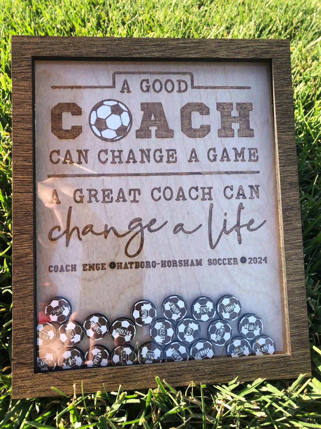 Soccer Coach Plaque End of Season Team Gift Club - Etsy