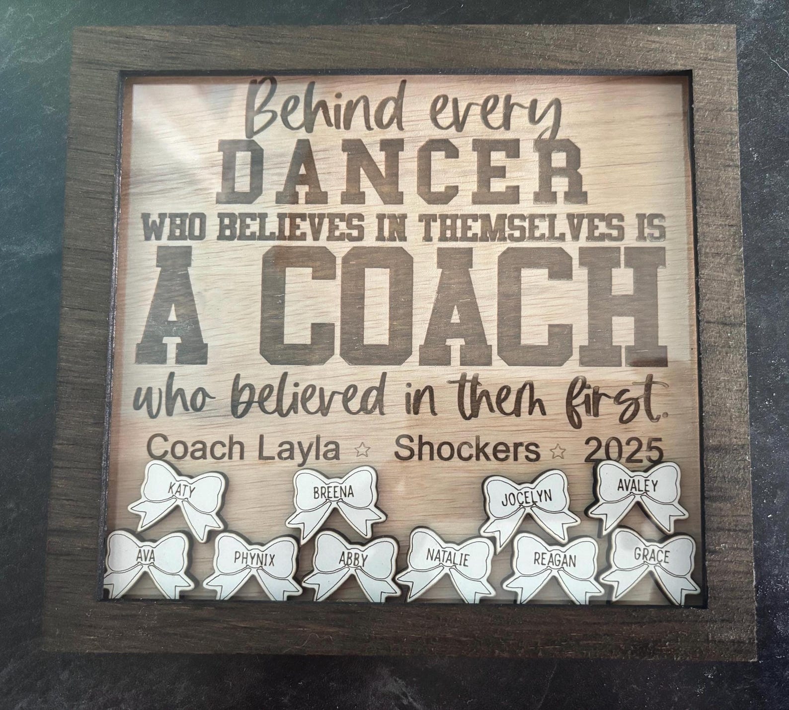 Dance Coach Plaque End of Season Gift for Dancer and Dancers, Dance ...