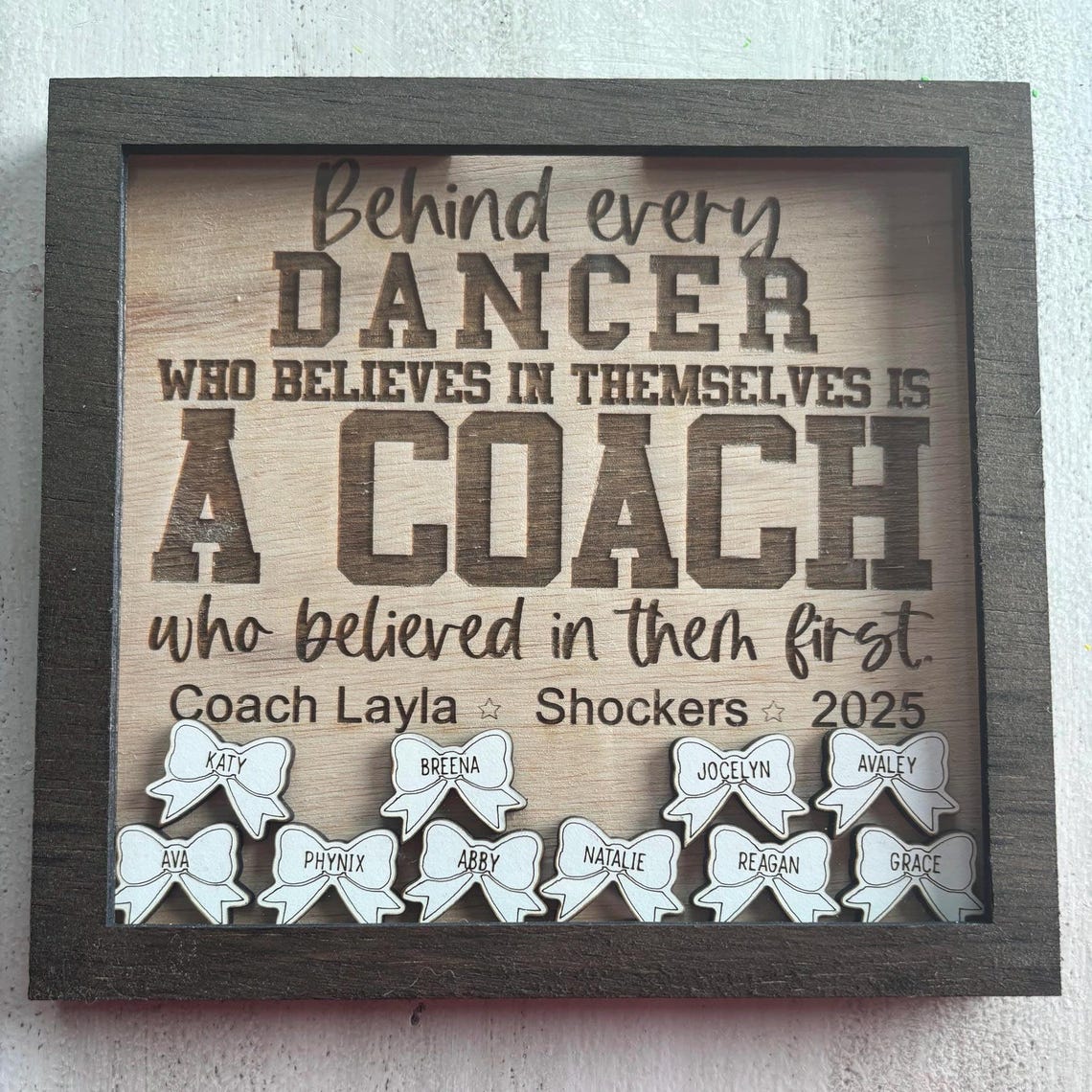 Dance Coach Plaque End of Season Gift for Dancer and Dancers, Dance ...