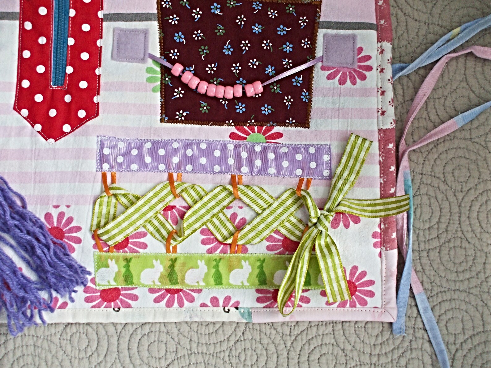 Personalized Busy Blanketactivity Play Mat for - Etsy