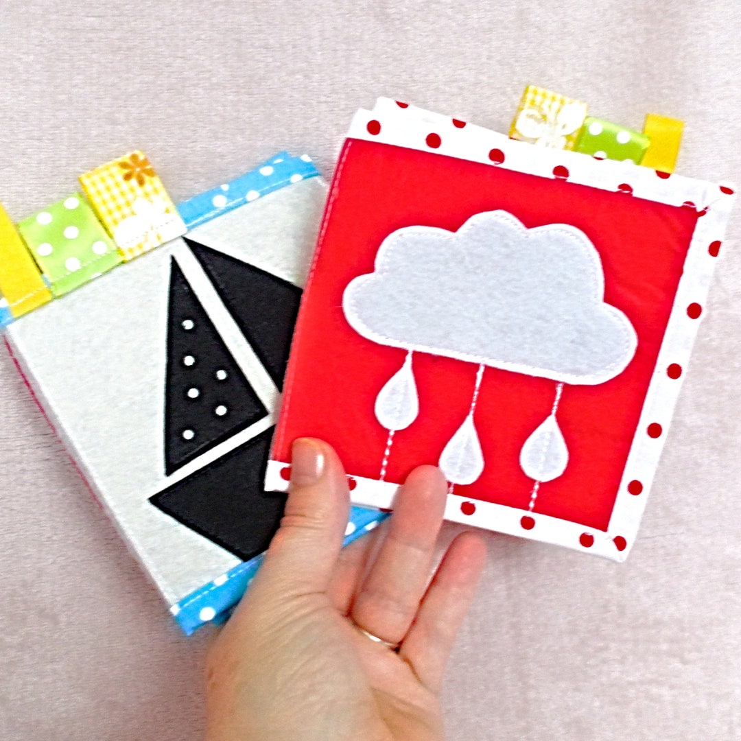 Activity Quiet Book for Baby ,high Contrast Images for Visual ...