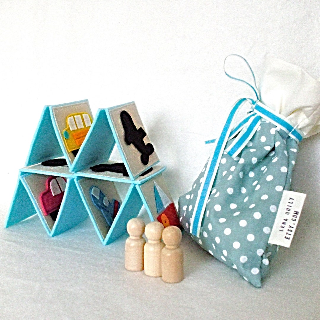 Memory Games Cards ,montessori Inspired Toy ,6 Pairs Matching Felt ...