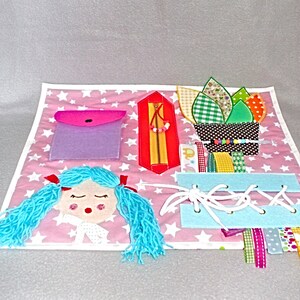 Personalized Busy Blanket,activity Play Mat for Toddlers,alzheimer's ...