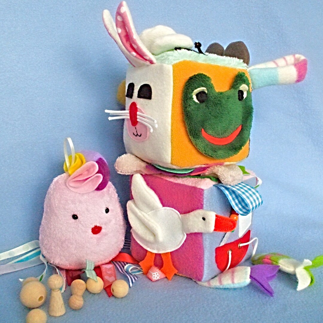 Handmade Baby Play Cube ,customized Toy for Sensory Development ,gift ...