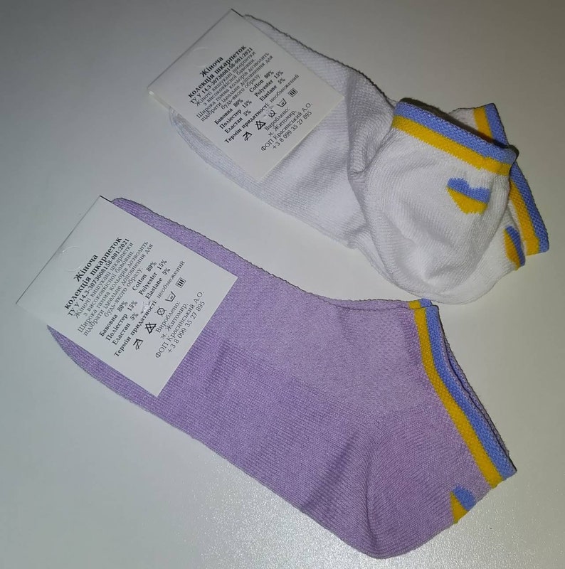 Multicolor Socks 6 Pairs Ukraine Heart Size S-M / US 6-9 / EU - Etsy