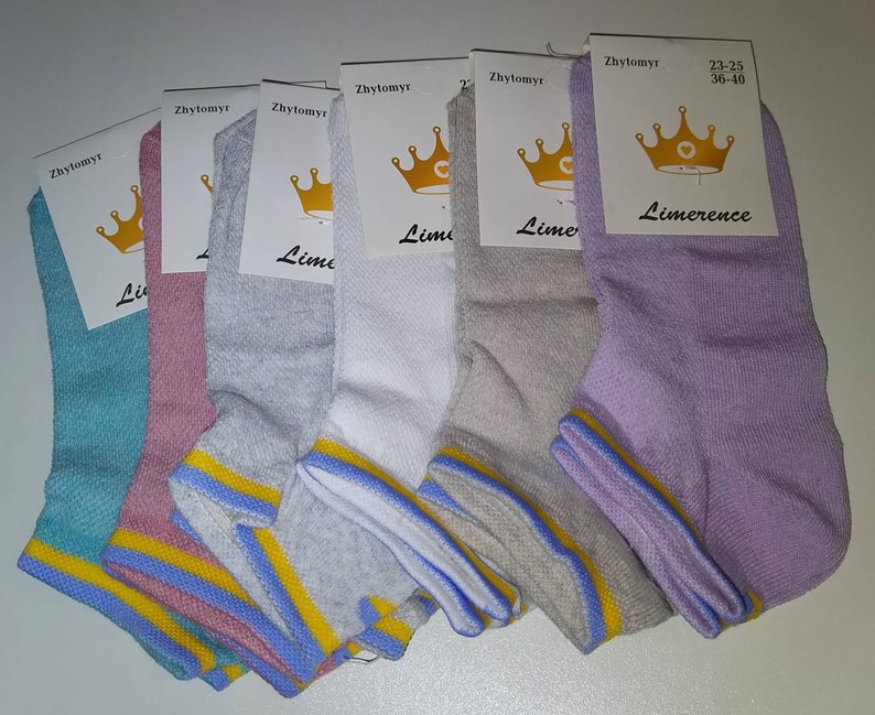 Multicolor Socks 6 Pairs Ukraine Heart Size S-M / US 6-9 / EU - Etsy