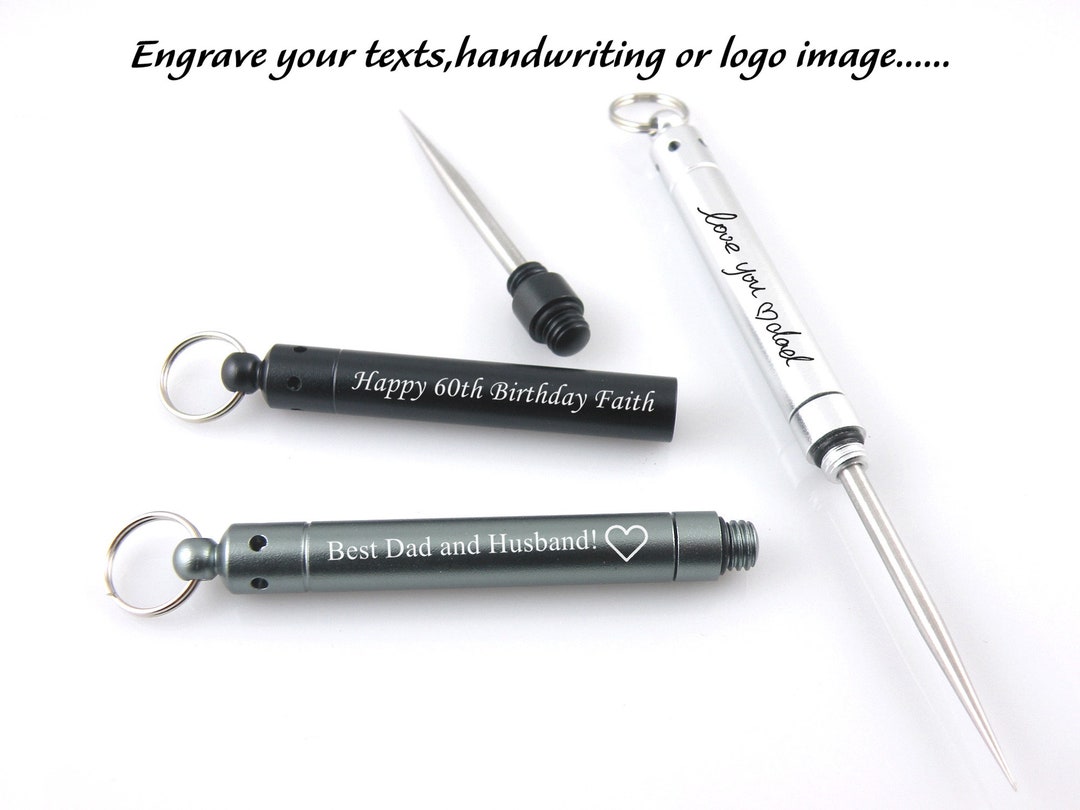 Personalized Toothpick Custom Black Toothpick Engraved Stainless Steel ...