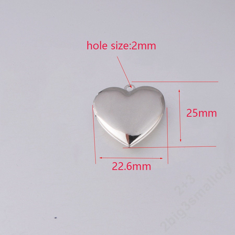 Stainless Steel Blank Stamping Heart Shape Locket,rose Gold Blank Heart ...