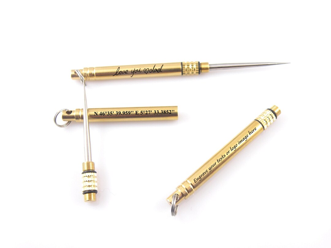 Personalized Toothpick Custom Brass Toothpick Engraved Stainless Steel ...