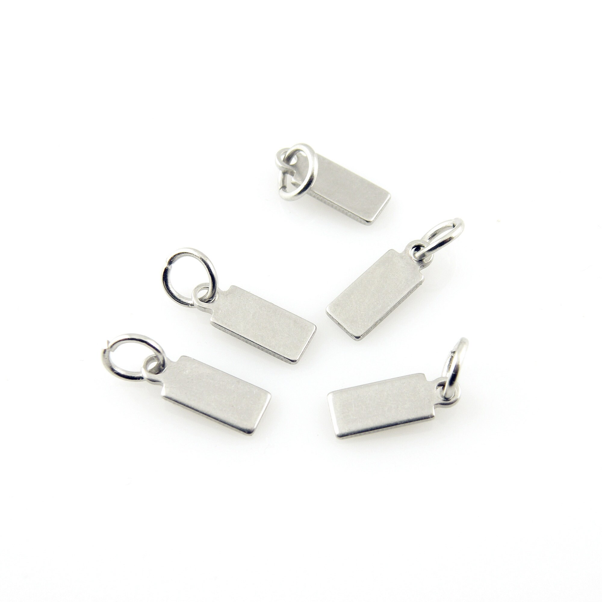 Personalized Mini Rectangle Jewelry Tag Custom Logo Tags | Etsy