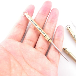 Personalized Toothpick Custom Brass Toothpick Engraved Stainless Steel ...