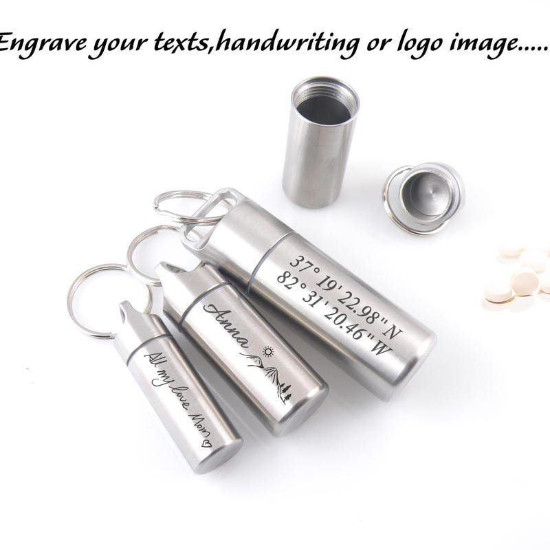 Pill Container Fob - Etsy