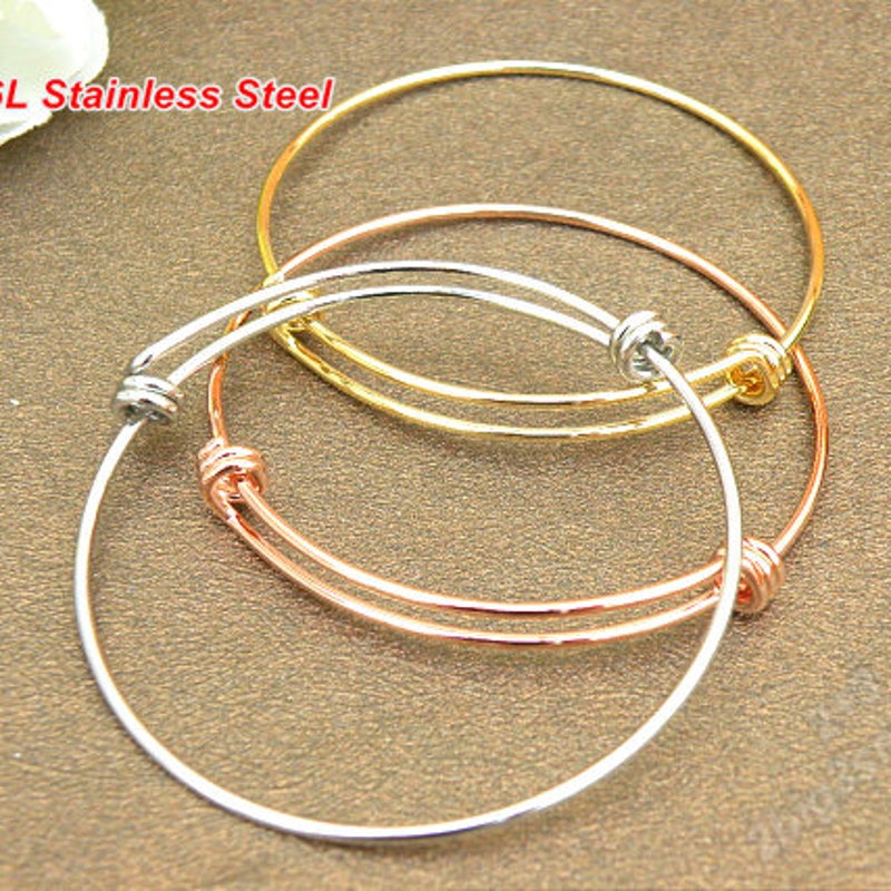 Stainless Steel Bangle - Etsy