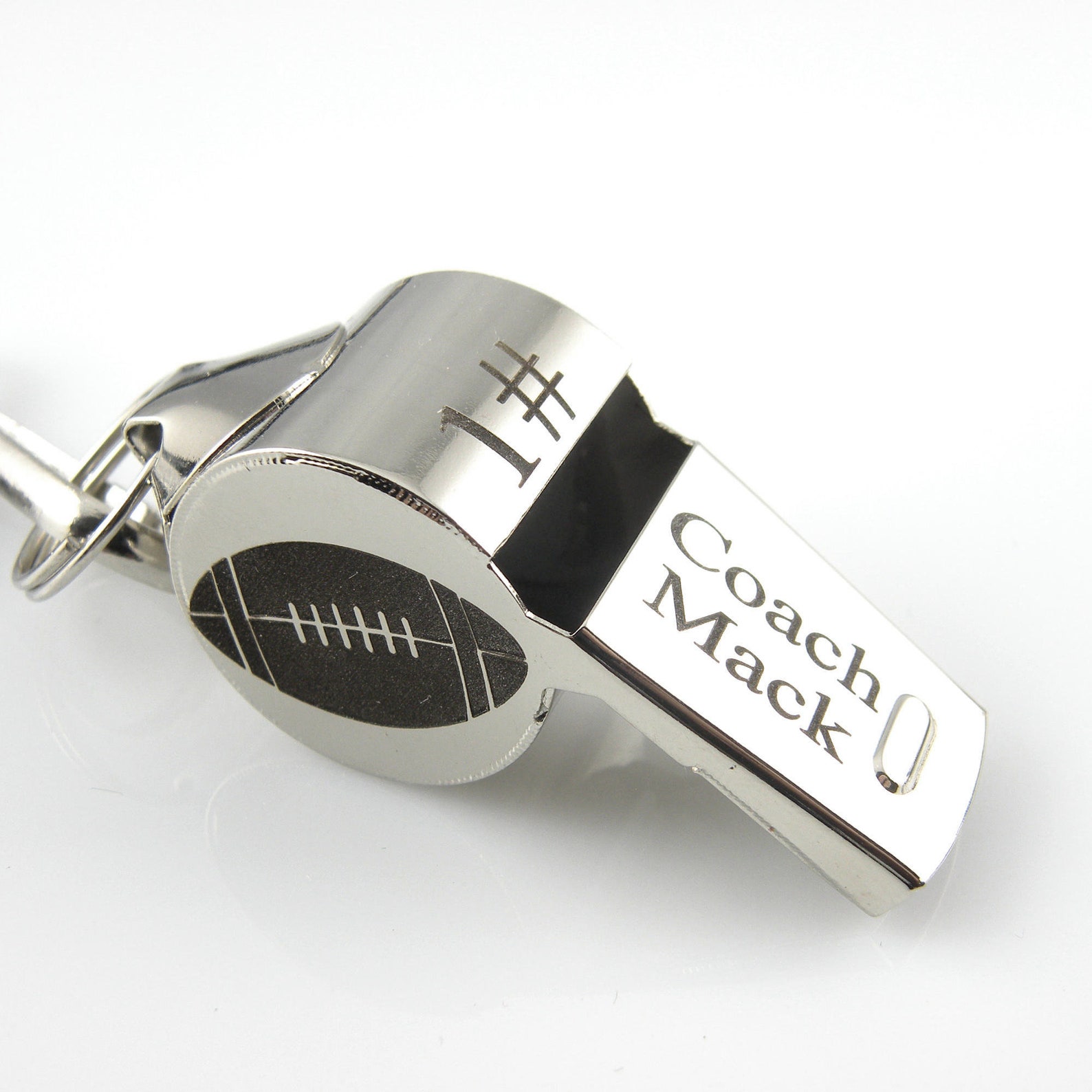 Personalized Whistle Necklace Custom Coach Whistle Necklace | Etsy