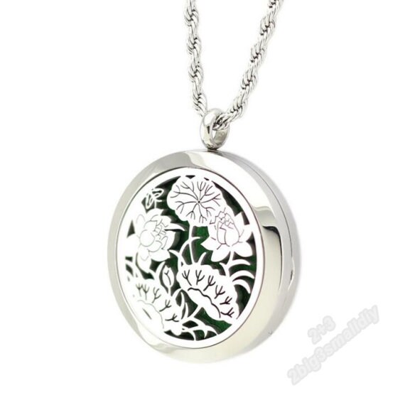 Hollow Out Lotus Flower Stainless Steel Eo Diffuser - Etsy