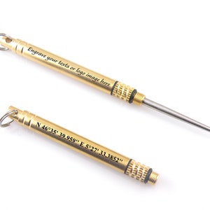 Personalized Toothpick Custom Brass Toothpick Engraved Stainless Steel ...