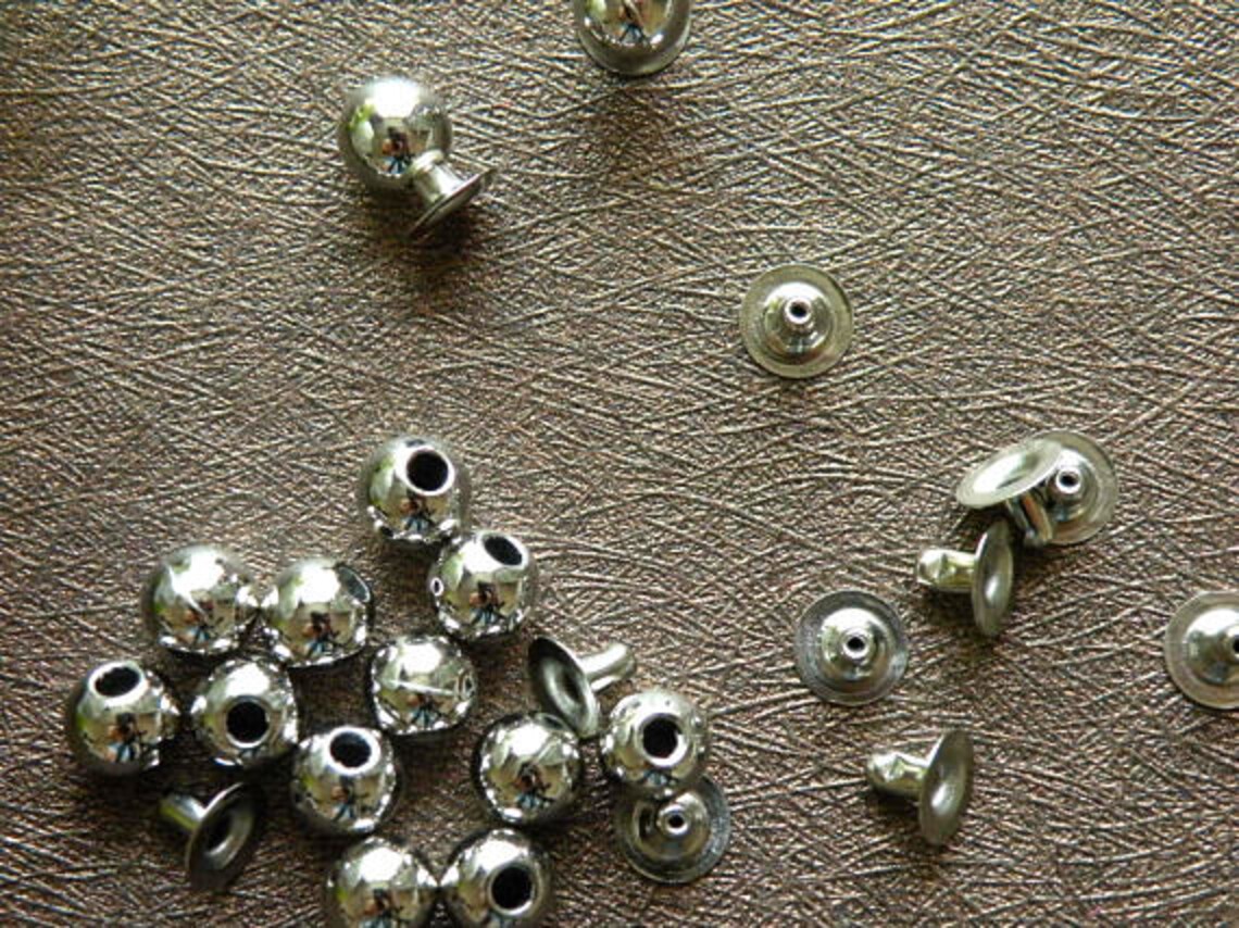50 Pcs 12mm White Pearl Rivets,plastic Bead Rivets,diy Pearl Beads,diy ...