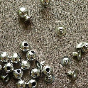 50 Pcs 12mm White Pearl Rivets,plastic Bead Rivets,diy Pearl Beads,diy ...