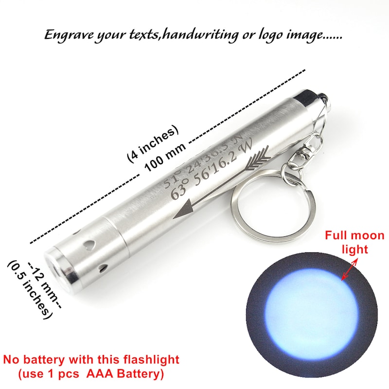 Custom Mini Flashlight - Etsy