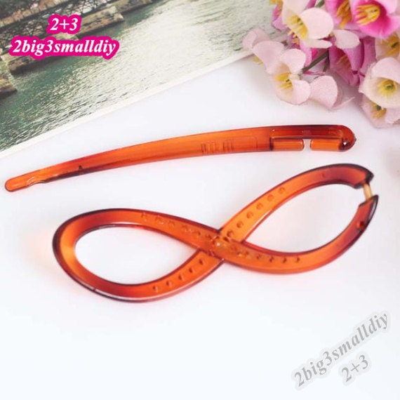 10pcs 100x30mm Plastic Infinity 8 Shape Clip Hairpin Charm Diy - Etsy