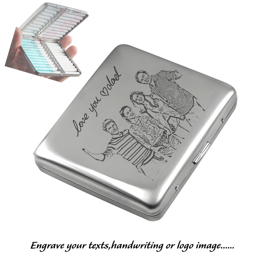 Personalized Cigarette Box Custom Name Cigarette Box Engraved Cigarette ...