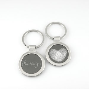 Personalized Handwriting Keychain Custom Photo Key Chain Engraved ...