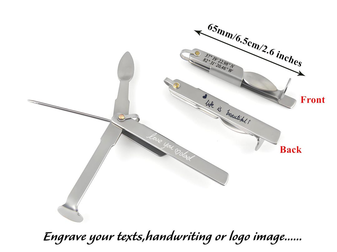 Personalized Smoking Tool Stainless Steel 3-in-1 Tobacco Pipe Tool Set ...