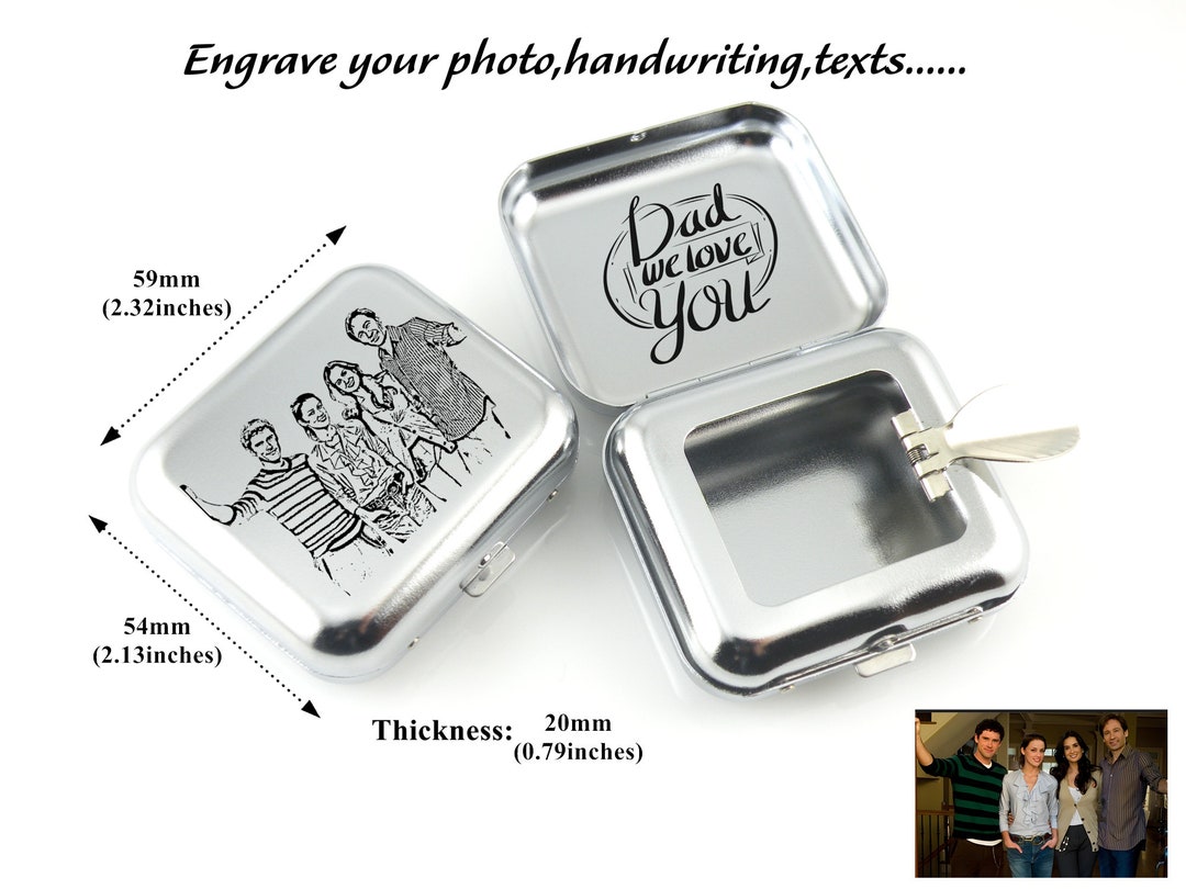 Personalized Outdoor Portable Ashtray Custom Pocket Ashtray Engraved ...