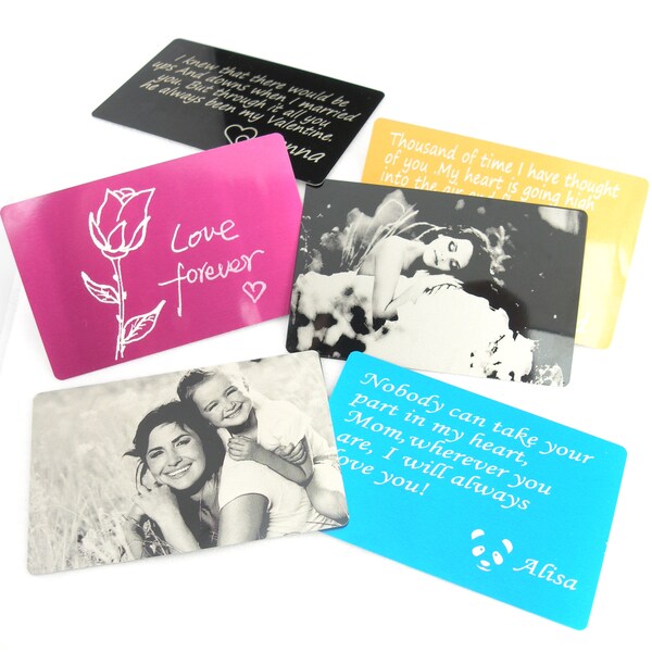 Metal Wallet Card - Etsy