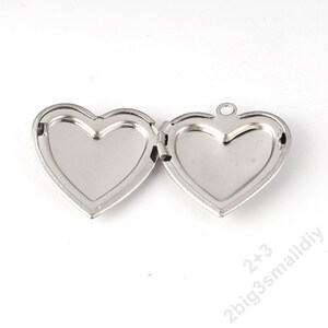 Stainless Steel Blank Stamping Heart Shape Locket,rose Gold Blank Heart ...