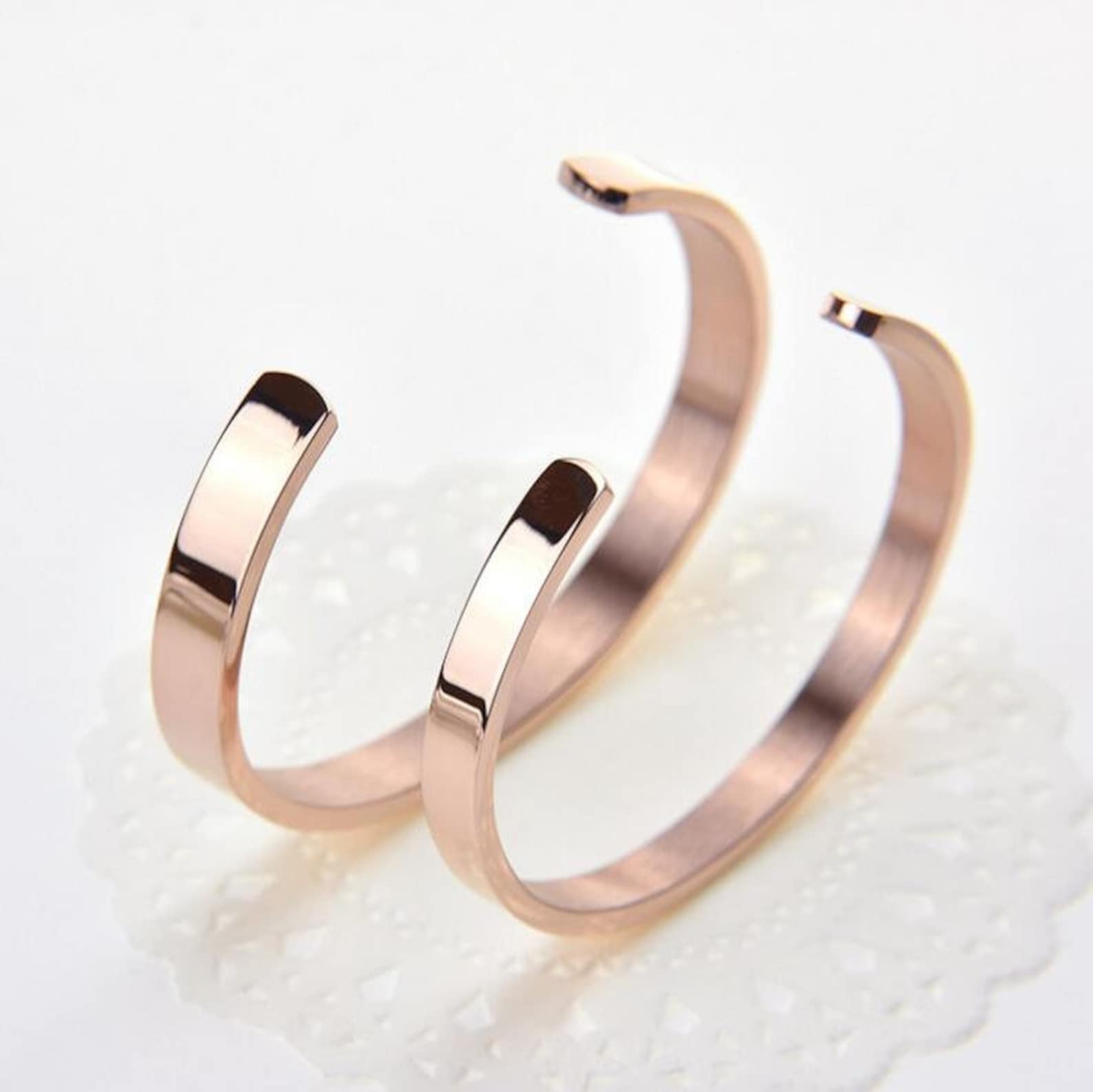Stainless Steel Stamping Blank Bracelet,adjustable Rose Gold Stainless ...