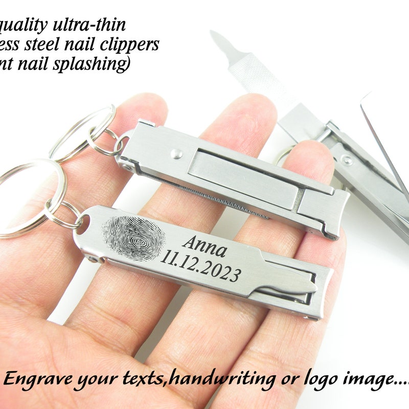 Nail Clipper Keychain - Etsy