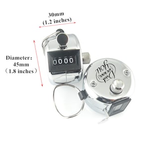 Personalized Manual Hand Counter Custom Passenger Flow Counter Engraved ...