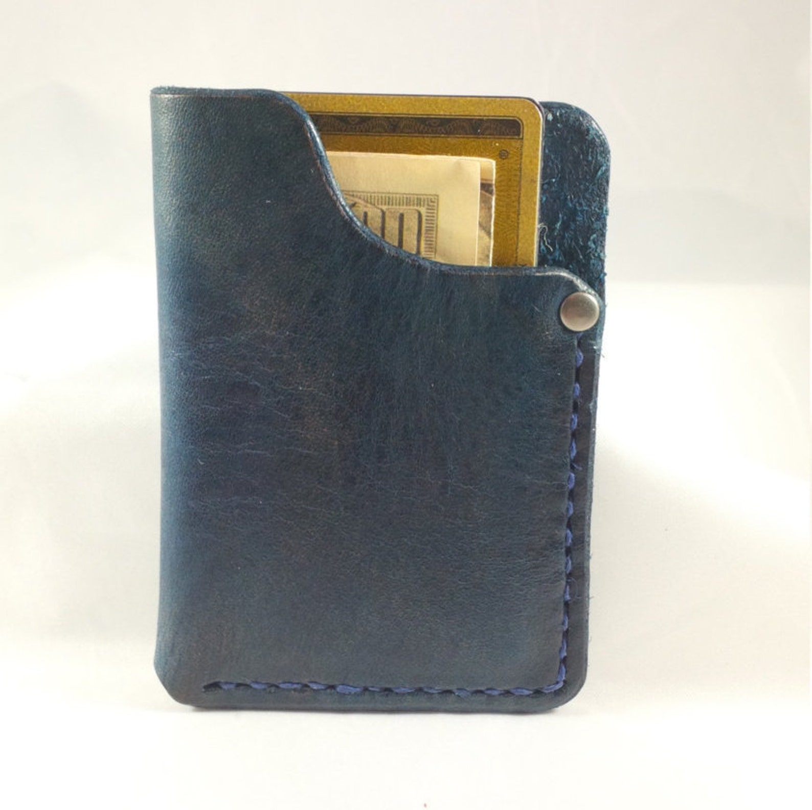 Men's Wallet, Slim Leather Wallet, Small Profile, Minimalist, One ...