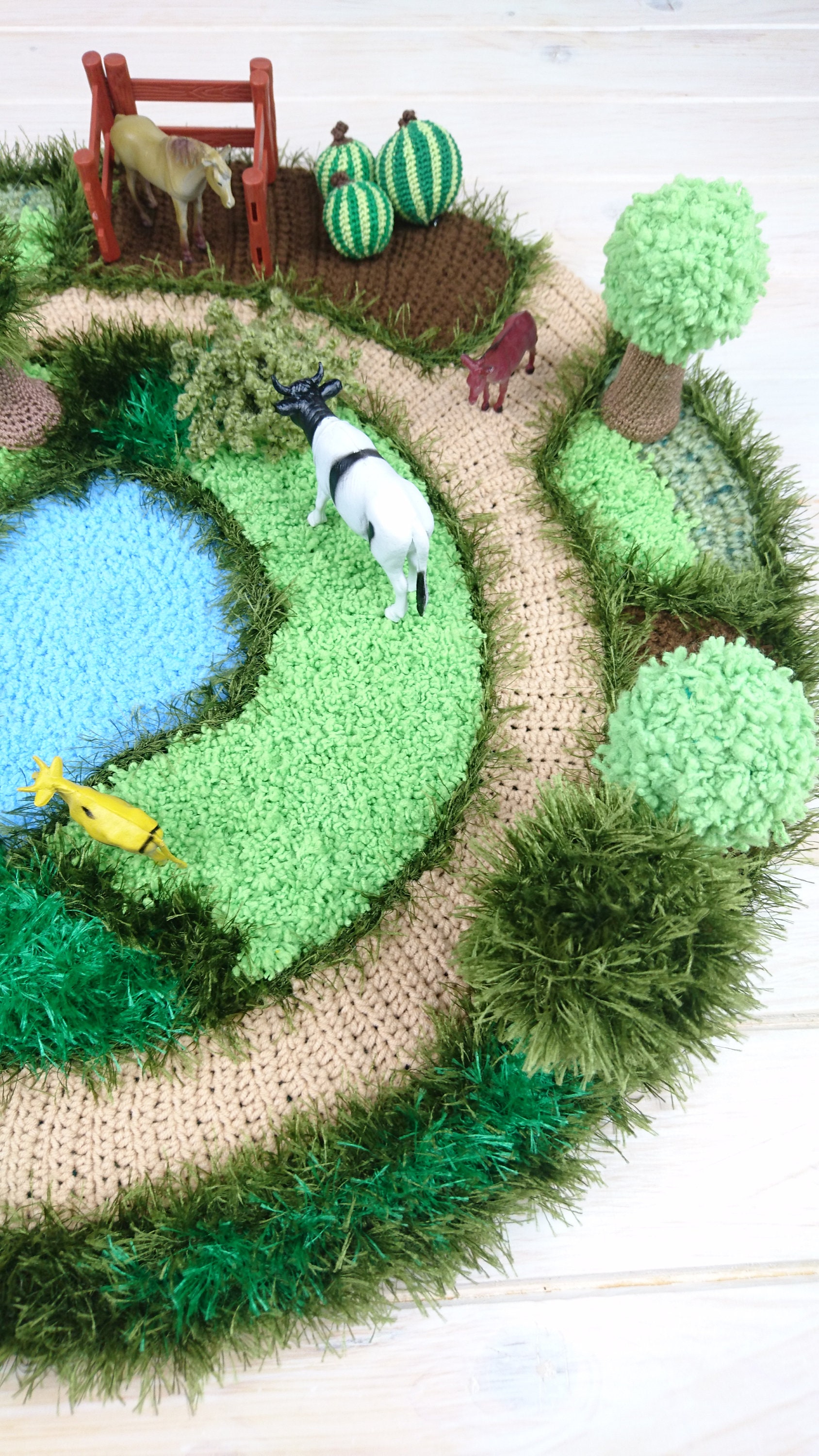 Baby Play Mat - Round Montessori Board. Baby Shower Toddler Sensory ...