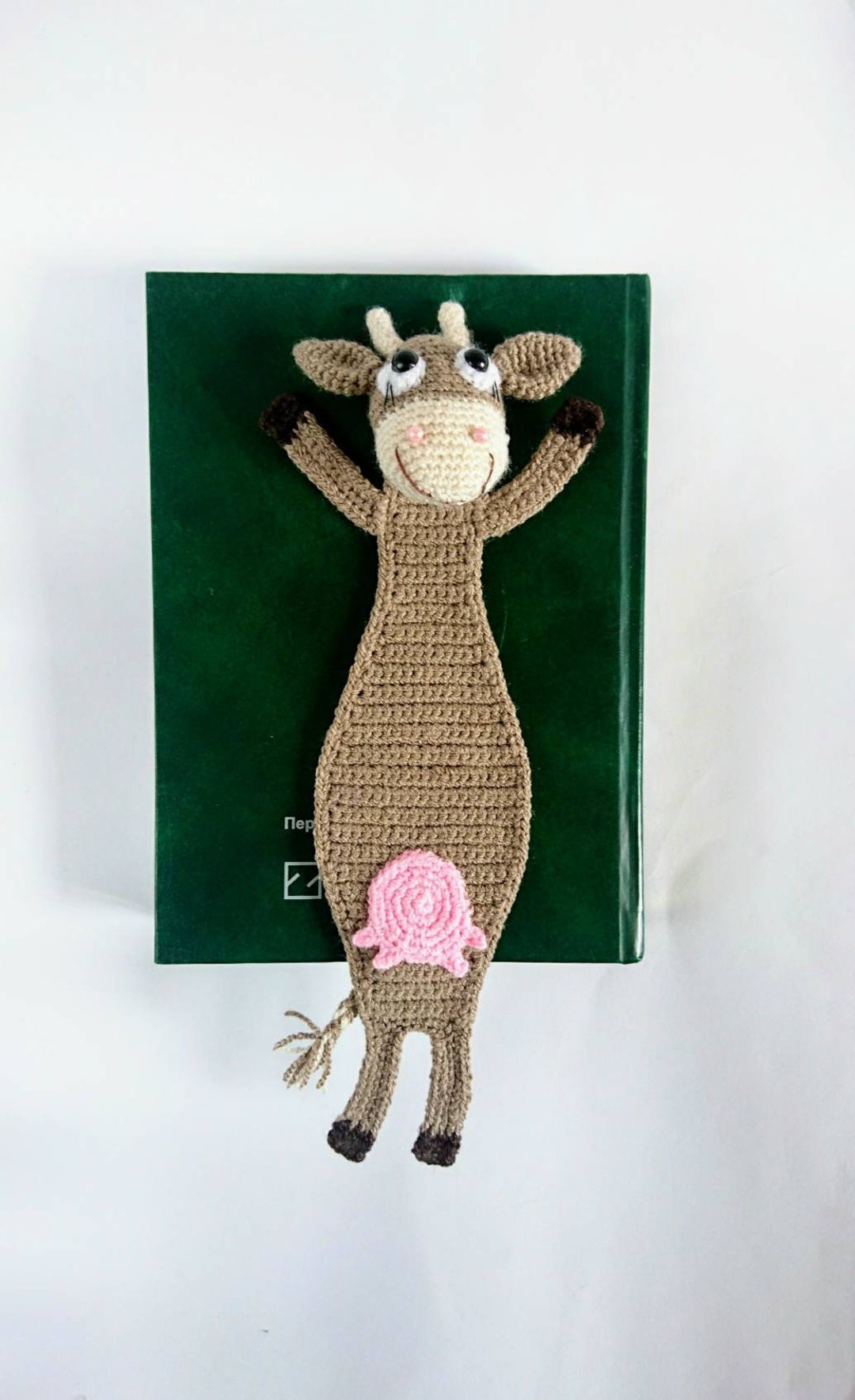 Crochet Cow Bookmark: Funny Farm Animal Reader Gift - Etsy