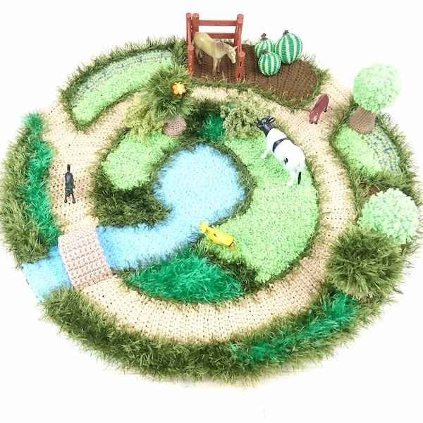 Farm Play Mat - Etsy