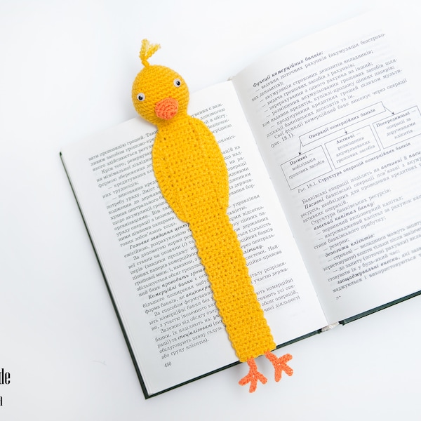 Crochet Chicken Bookmark Pattern - Etsy