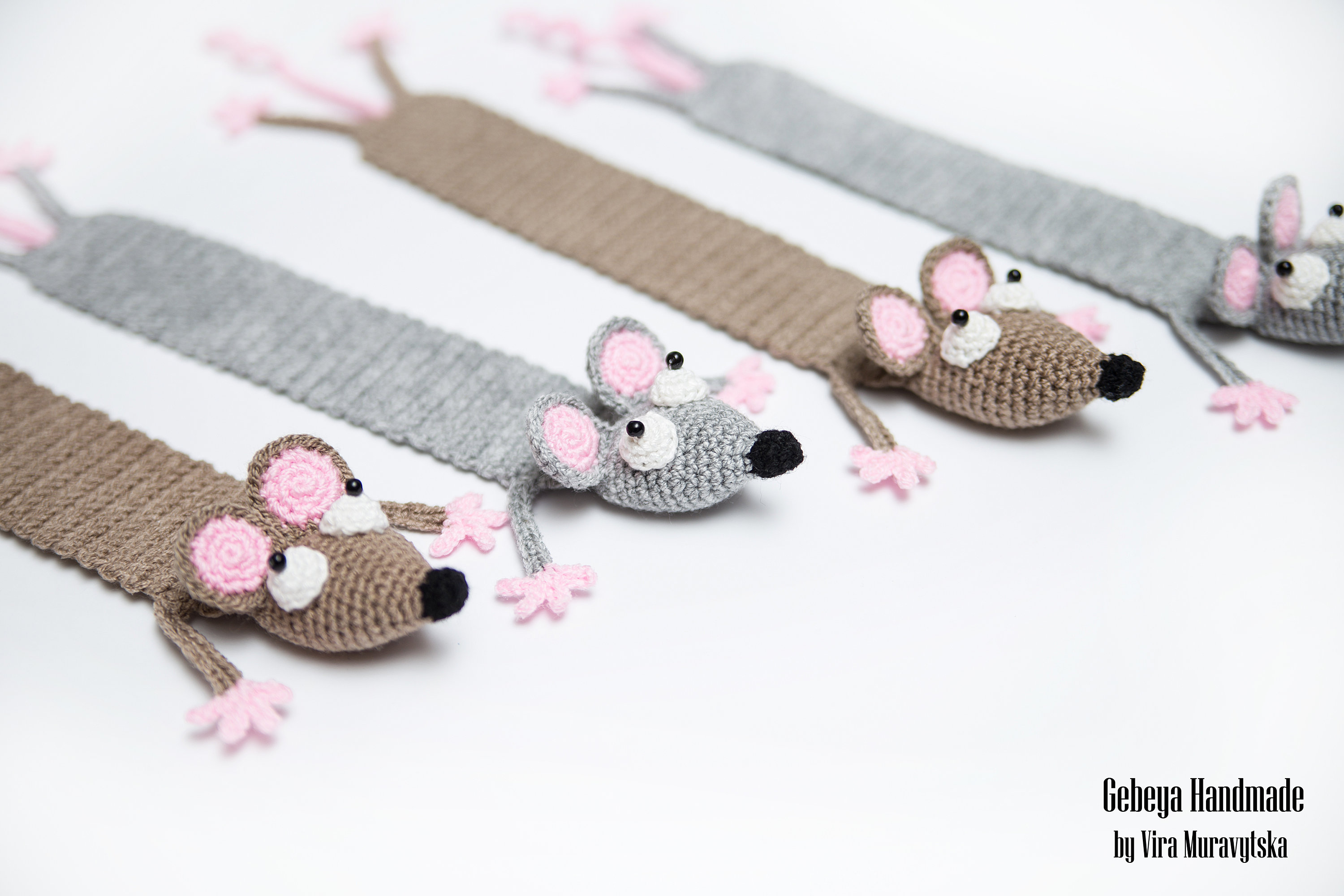 Creative Rat Bookmark Crochet Teacher Gift Stocking Stuffer | Etsy