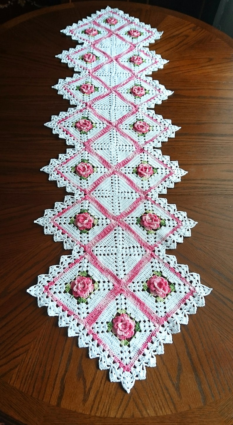 Table Centerpiece Crochet Doily French Decor Housewarming - Etsy
