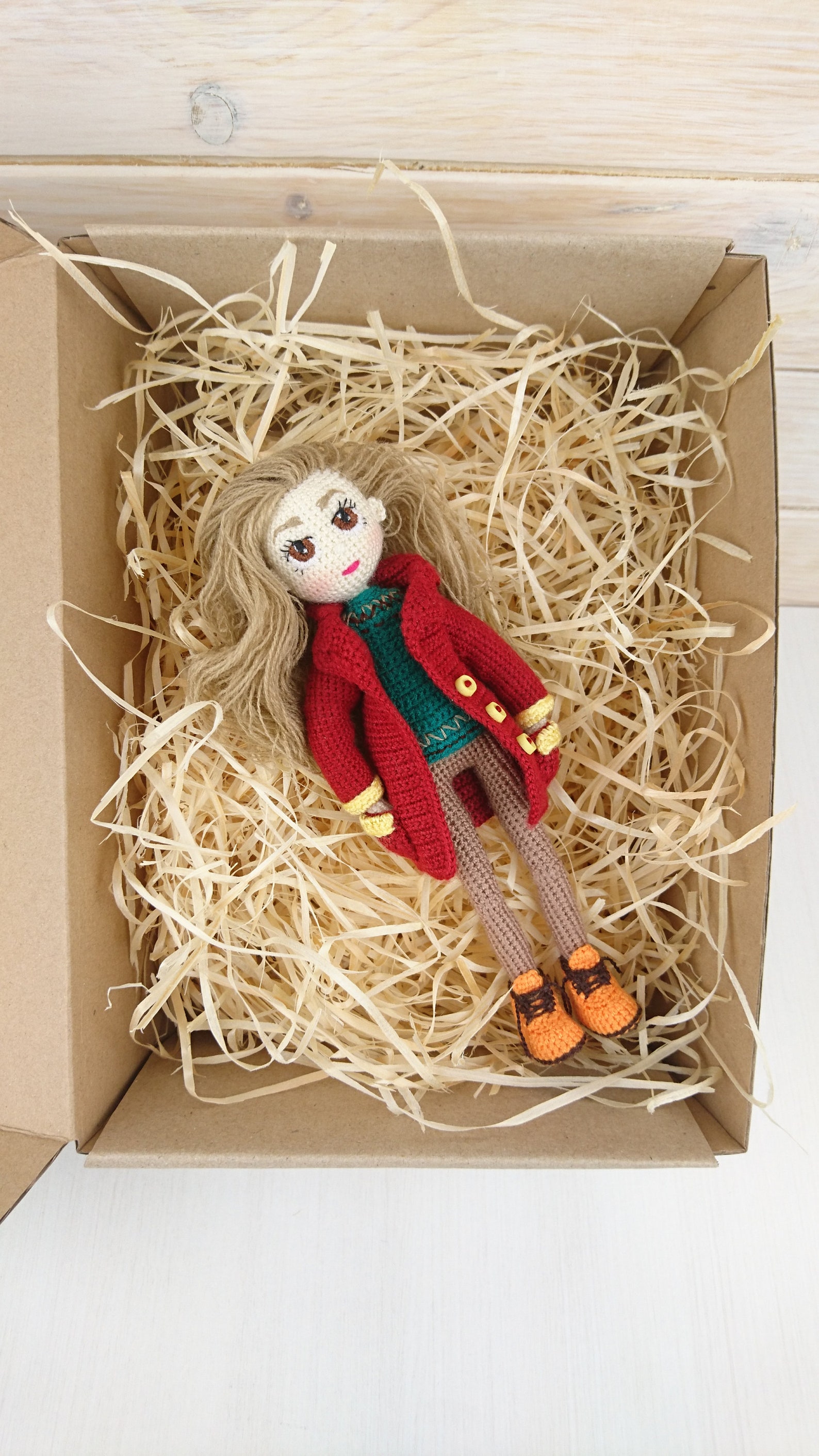 Autumn Fall Stuffed Barbie Doll Dressed Knitted Crochet - Etsy