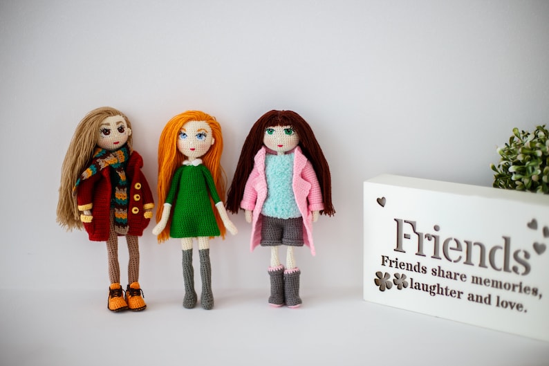 Autumn Fall Stuffed Barbie Doll Dressed Knitted Crochet - Etsy