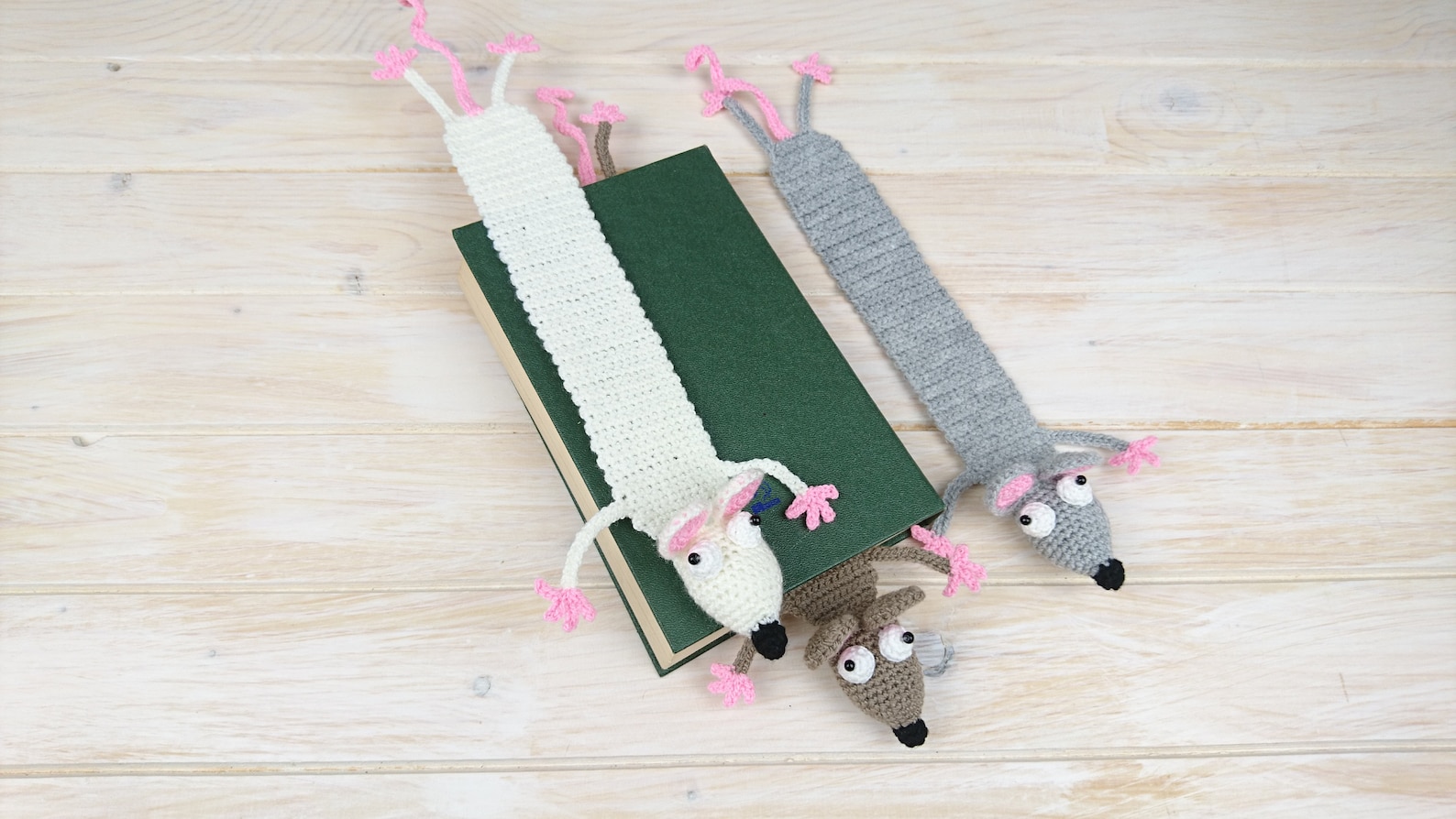 Creative Rat Bookmark Crochet Teacher Gift Stocking Stuffer | Etsy