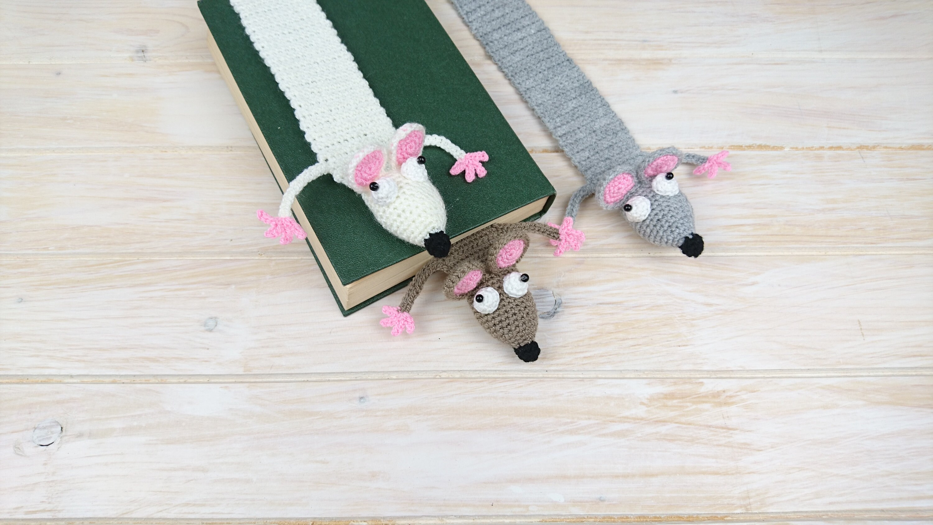 Creative Rat Bookmark Crochet Teacher Gift Stocking Stuffer - Etsy