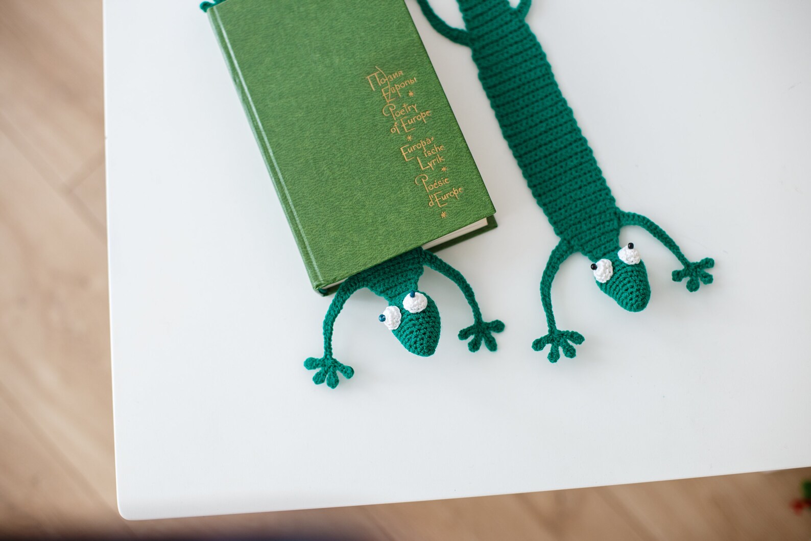Fun Bookmark Lizard Crochet Bookish Gift Idea for Teacher | Etsy