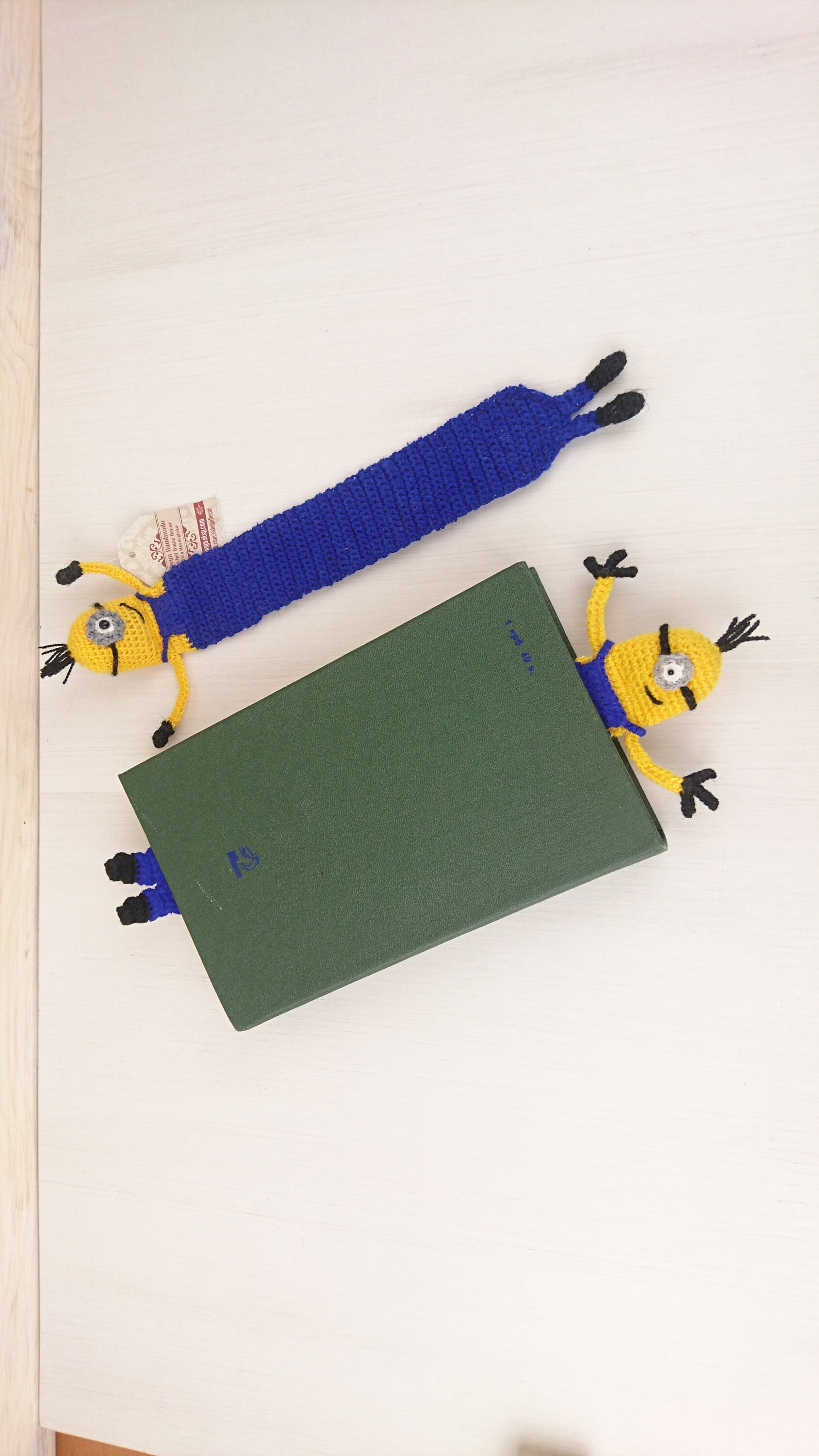 Cartoon Crochet Minion Bookmark: Bookish Gift - Etsy