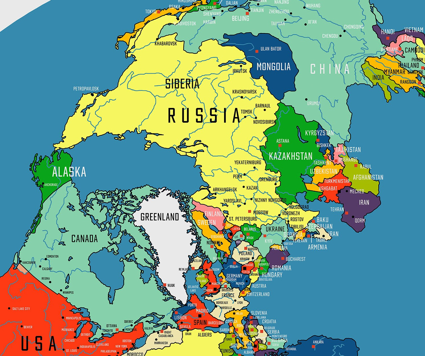 Pangea Map- Limited Edition Giclée Print - Various Sizes - Etsy UK