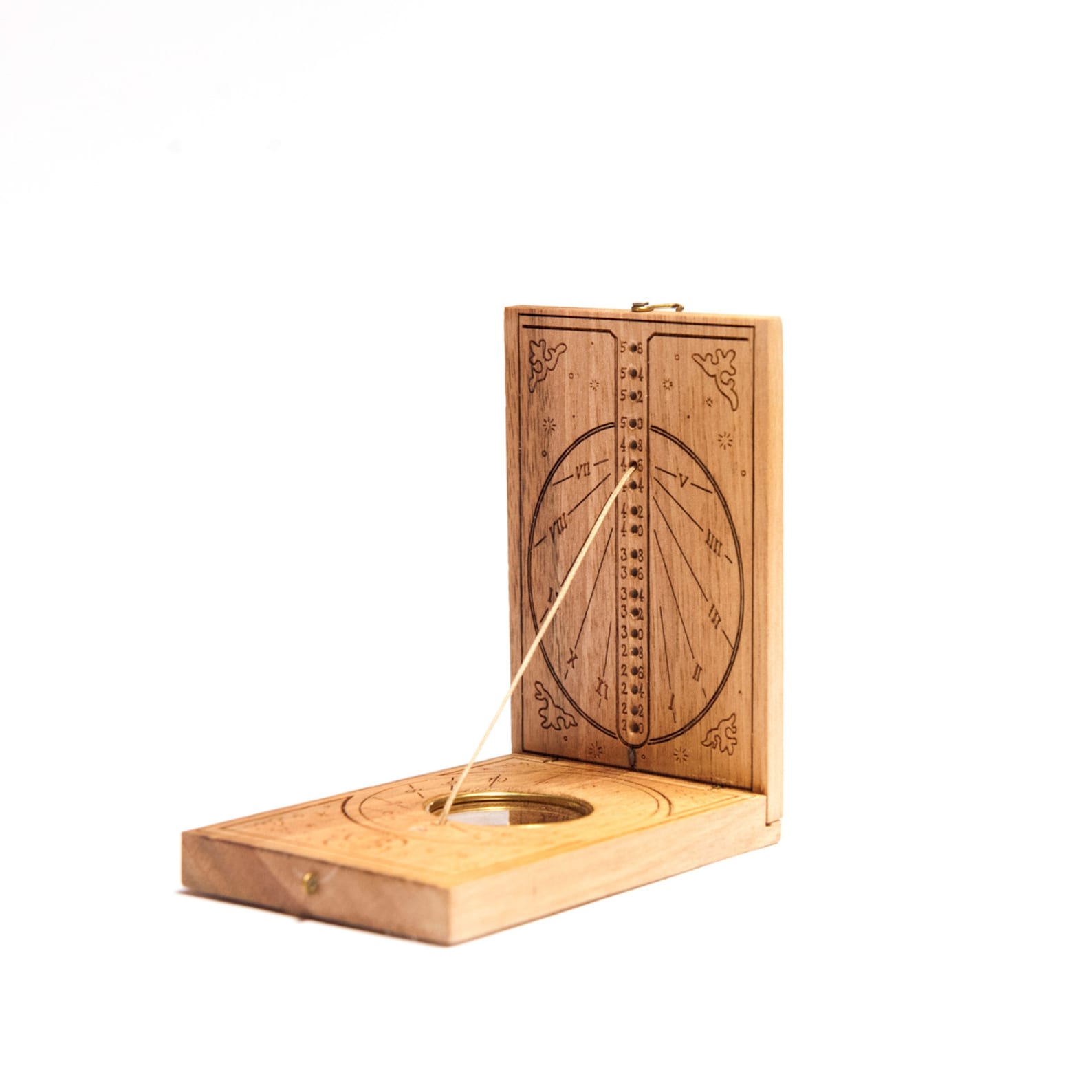Handmade Travel Sundial With Working Compass / International Version ...